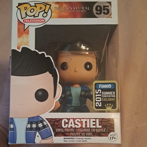 Funko | Toys | Funko Pop Castiel Vinyl Figure With Blue And Black ...